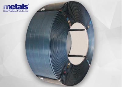 Cina Striscia di imballaggio in acciaio metallico Nero Blu 0,5x16 mm 0,5x19 mm 0,8x32 mm 0,9x25 mm in vendita