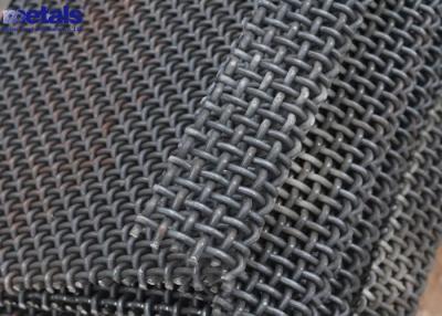 China Customizable Woven Mesh Screen With Manganese Steel And Black Iron Material for sale