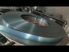 19mm Strapping Steel Strip γυαλισμένο από ανοξείδωτο χάλυβα μπλε και μαύρο για συσκευασία