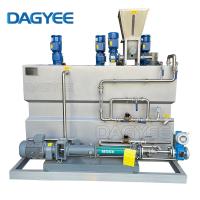 China Automatic PAM Polymer Preparation Unit 3 Tank Flocculation Dosing System 1000L for sale