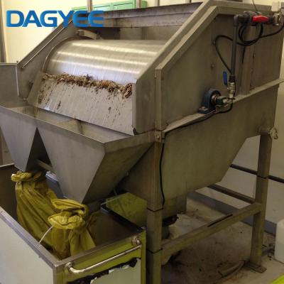 China Comprima externamente o fabricante do filtro de tela do cilindro de Mesh Sieve Micro Rotary Fed à venda