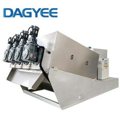China Self Adjusting Screw Press Sludge Dehydrator with an Automatic Sludge Property Detection Function and Adaptive Compression Force Adjustment for sale