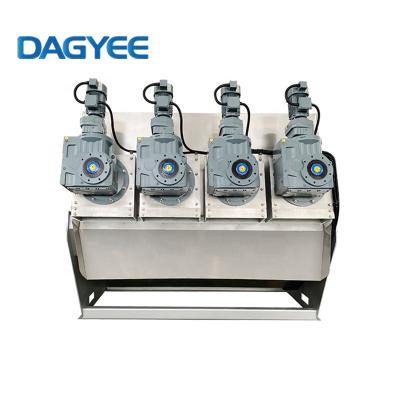 China Self Adjusting Screw Press Sludge Dehydrator with an Automatic Sludge Property Detection Function and Adaptive Compression Force Adjustment for sale