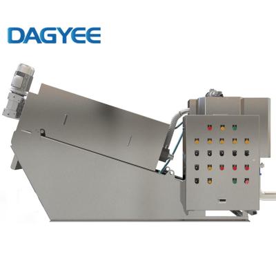 China Máquina de remoção de lodo em espiral de alta eficiência de aço inoxidável 304 1-5 m3/h Capacidade para lodo de baixa concentração à venda