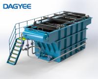 China DAF Sludge Separator Dissolved Air Flotation Unit 100 m3/hr for Meat Processing Wastewater for sale