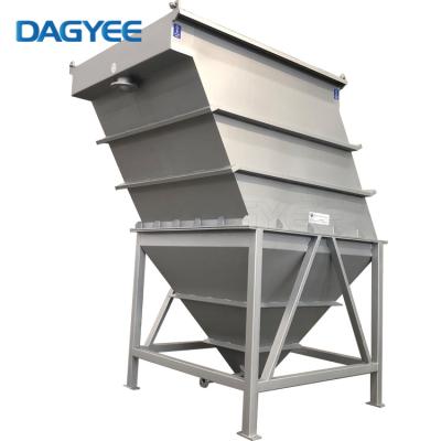 Cina Piatto municipale di inclinazione del filtro dalla lamella di trattamento delle acque 15m3/H in vendita