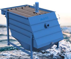 Cina colono di gravità della lamella su misura 6.4x2.6x3m 70m3/H in vendita