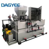 China Automatic Polymer Polyelectrolyte Preparation Unit 3 Tank Flocculation Dosing System for sale
