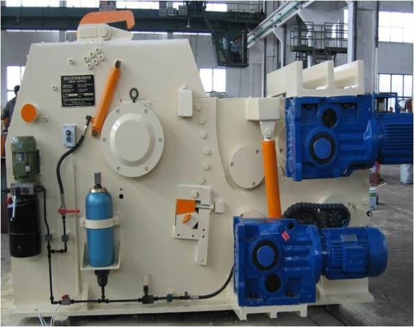 Quality 800 Mm Rotor Diameter Drum Chipper Capacity Of 38 M³ /H For MDF Production Line for sale