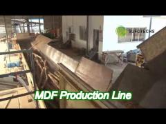 Ultra-dunne MDF/HDF MDF productielijn/deeltjesplatenfabriek met High-Speed, Eco, Duurzaam,