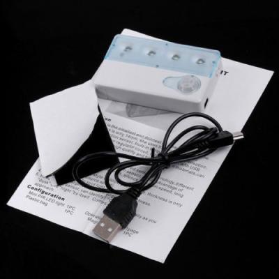 Cina Piccola luce notturna ricaricabile della luce 4 LED USB del sensore di moto PIR in vendita