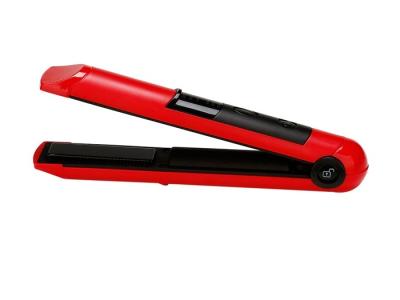 China 2400mAh Li-ion Rechargeable Hair Straighteners , Private Label Small Flat Iron for sale