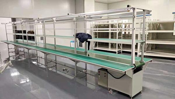 Quality 0-12M/MIN Assembly Line Conveyor Belt For Heavy Duty Industrial Applications for sale