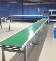 Quality Aluminum Iron Lean Pipe ESD Belt Conveyor Line For Textile Apparel Manufacturing for sale