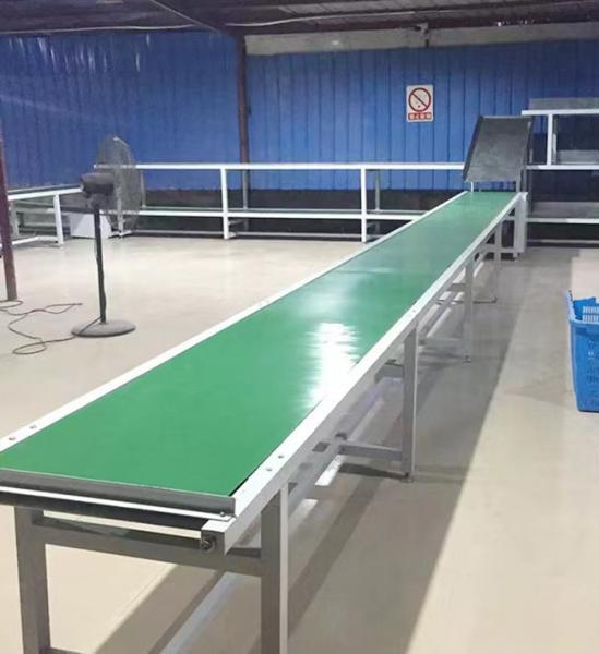 Quality Aluminum Iron Lean Pipe ESD Belt Conveyor Line For Textile Apparel Manufacturing for sale