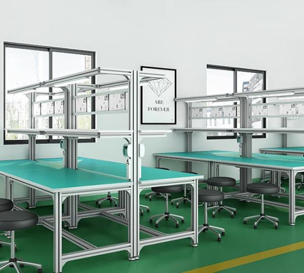 Quality Vibration Proof ESD Workstation Table Stable Measurement Workstation for sale