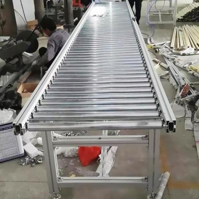 Cina Larghezza del telaio personalizzata Linea di trasporto modulare a rulli per la produzione di modelli misti Larghezza del tamburo 400 mm in vendita