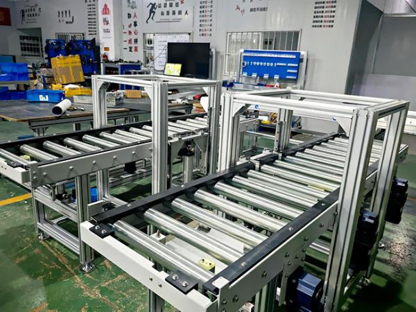 Quality Robot Collaborate Drum Conveyor Assembly Line For Lights-Out Manufacturing for sale