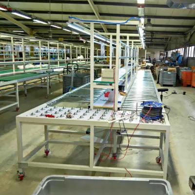中国 200kg対応 クリーンルーム ローラーコンベアライン 半導体向け PLC/手動制御システム 販売のため