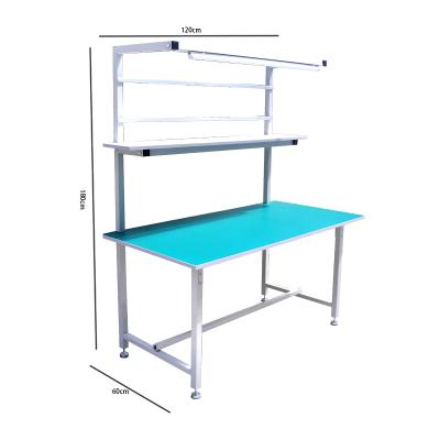 China Anti-Static Workbench 120x60x160cm Green ESD Workbench for sale