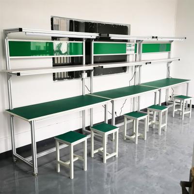 China Customizable Size ESD Workbench with Steel and Aluminum Construction and 60KG Weight for Factory and Laboratory Use for sale