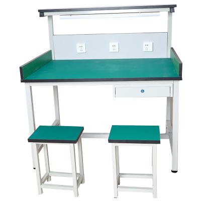 China Aluminum ESD Workbench Anti-static Workbench with 1 Year Warranty 60KG Weight and 120x60x160cm Size for sale