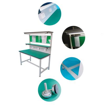 China Customizable Size ESD Workbench with Steel and Aluminum Construction and 60KG Weight for Factory and Laboratory Use for sale