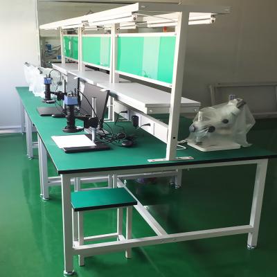 China Corrosion Resistant ESD Workbench with 40W LED and 1 Year Warranty for Assembly and Packing for sale