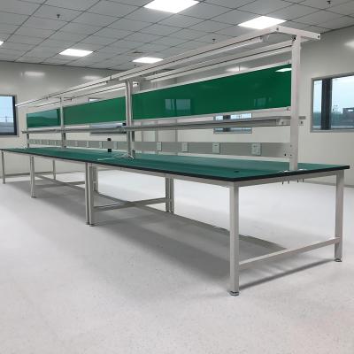 China Corrosion Resistant ESD Workbench with 40W LED and 1 Year Warranty for Assembly and Packing for sale
