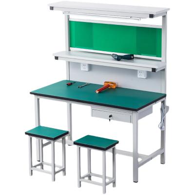 China PE Coated Rubber Cover ESD Workbench with Customizable Size for Factory and Laboratory Use for sale