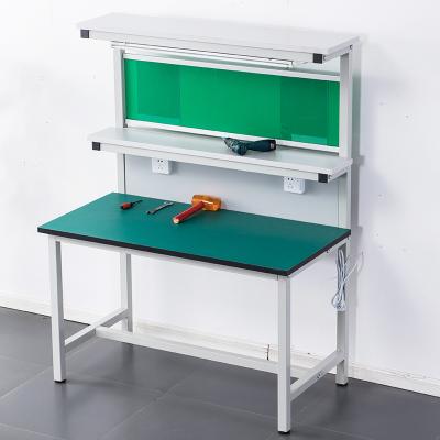 China PE Coated Rubber Cover ESD Workbench with Customizable Size for Factory and Laboratory Use for sale