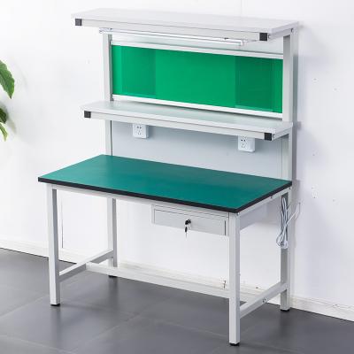 China PE Coated Rubber Cover ESD Workbench with Customizable Size for Factory and Laboratory Use for sale