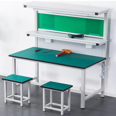 China Customizable Size ESD Workbench with Steel and Aluminum Construction for Factory and Laboratory Use for sale