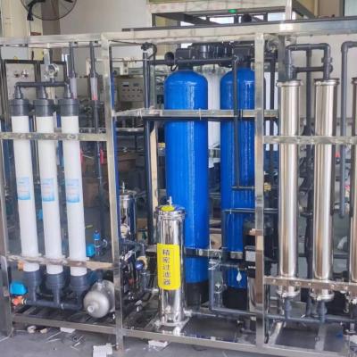 Cina Tre lattine di acqua potabile pura attrezzatura per osmosi inversa doppio stadio bipolare in vendita