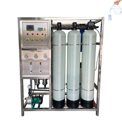 中国 500LPH リバースオスモシス浄化 飲料水フィルター 化粧品 工場 ロシステム 2段階水処理機 販売のため