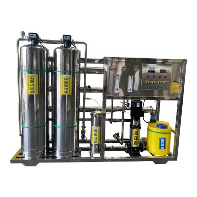 China 1500 litros por hora Sistema de purificação RO Filtração de Tratamento de Plantas Máquina de purificação de água à venda