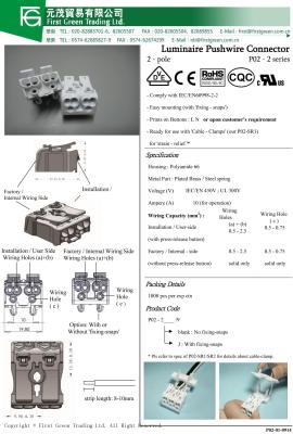 China pushwaire  connector for sale