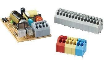 China PCB Spring Terminal Block (with Vertical Solder Pin)-250 for sale