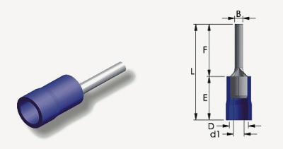 China PVC INSULATED PIN TERMINALS for sale