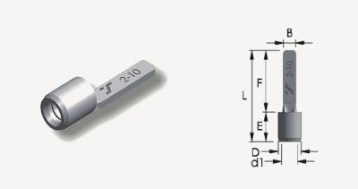 China NON-INSULATED BLADE TERMINALS for sale