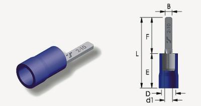 China PVC INSULATED BLADE TERMINALS for sale