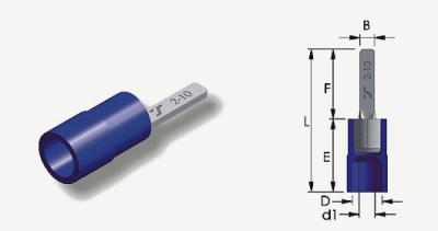 China NYLON INSULATED BLADE TERMINALS-UL for sale