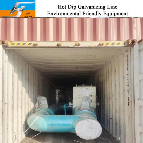 Sistema di recupero del calore residuo per la linea di produzione di galvanizzazione a caldo