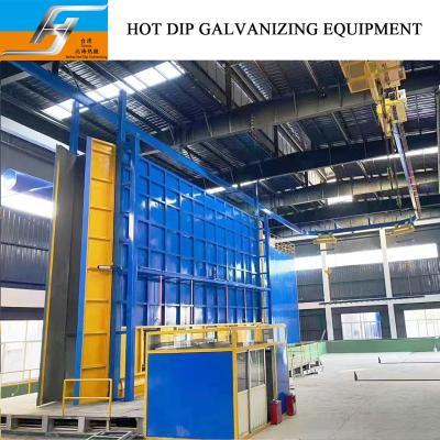 China Customized Automatic/Semi-automatic Hot Dip Galvanizing Production Line with Environmental Protection for Steel Structures for sale
