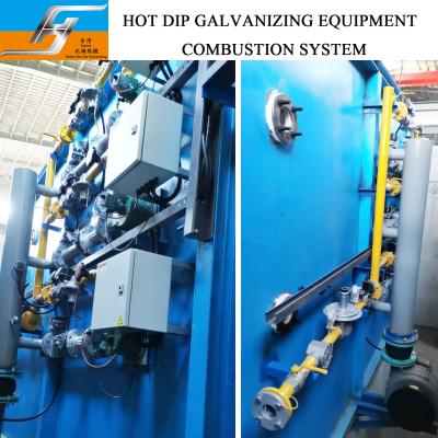 China Customized Hot Dip Galvanizing Equipment with Automatic/Semi-automatic Control and High Velocity Pulse Firing System for Zinc Coating Plants for sale