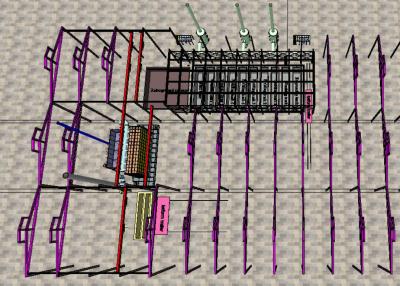 China Professional Hot Dip Galvanizing Equipment / Hot Dip Galvanizing Line For  Galvanizing Steel Parts for sale