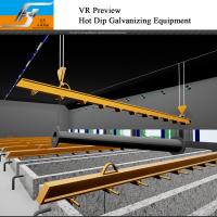 China Hot Dip Galvanizing Production Line with VR Preview - Custom Zinc Kettle & 30+ Years Experience for sale
