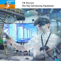 China Hot Dip Galvanizing Production Line with VR Preview - Custom Zinc Kettle & 30+ Years Experience for sale