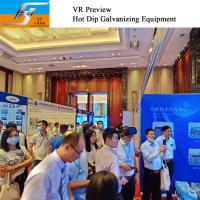 China Hot Dip Galvanizing Production Line with VR Preview - Custom Zinc Kettle & 30+ Years Experience for sale