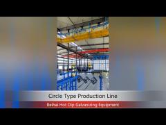 Customized Hot Dip Galvanizing Line-Circle Type